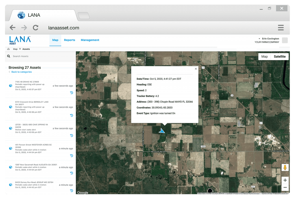 Agriculture Equipment GPS Tracking | CallPass